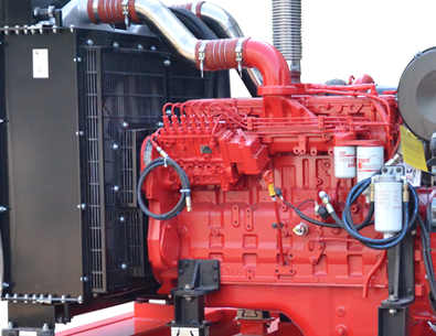 Diesel engine with UL bare shaft pump
