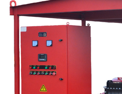 Fire Pump Set with Rain Cover for Outdoor Protection