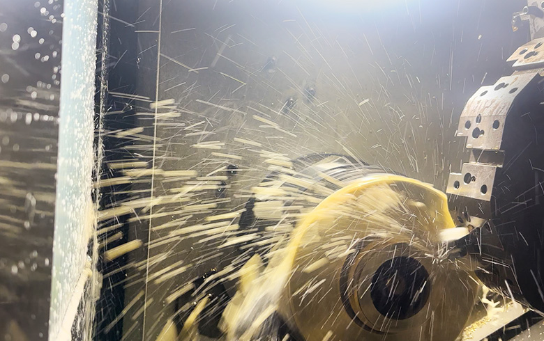 Copper Impeller Cutting in Fire Pump Manufacturing
