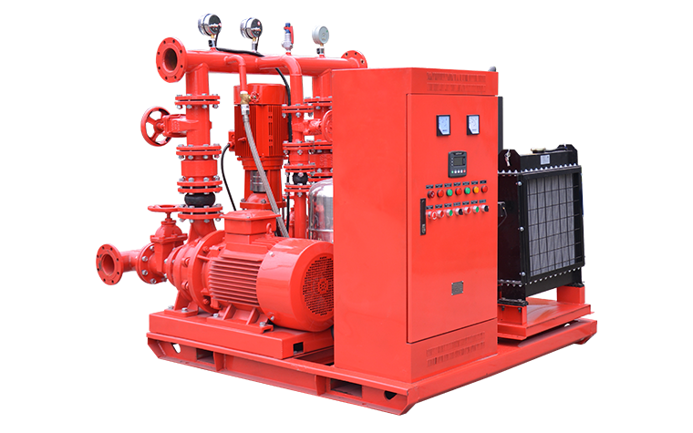 Electric Diesel Jockey Fire Pump Set